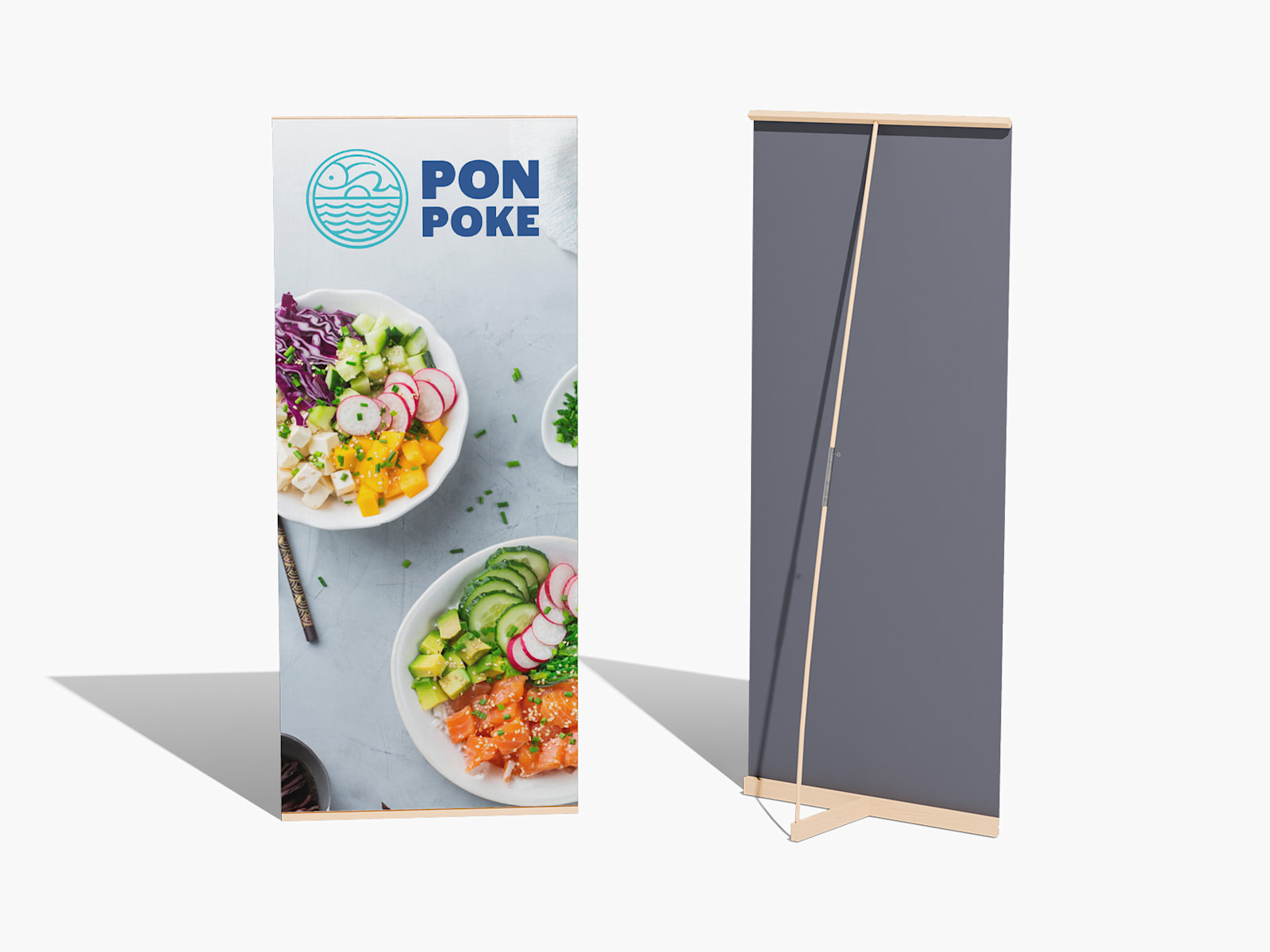 Wooden Banner Stand Printing UK