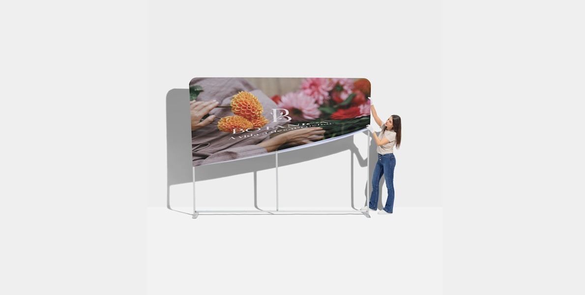 Tension Fabric Displays, Tension Banners | VistaPrint