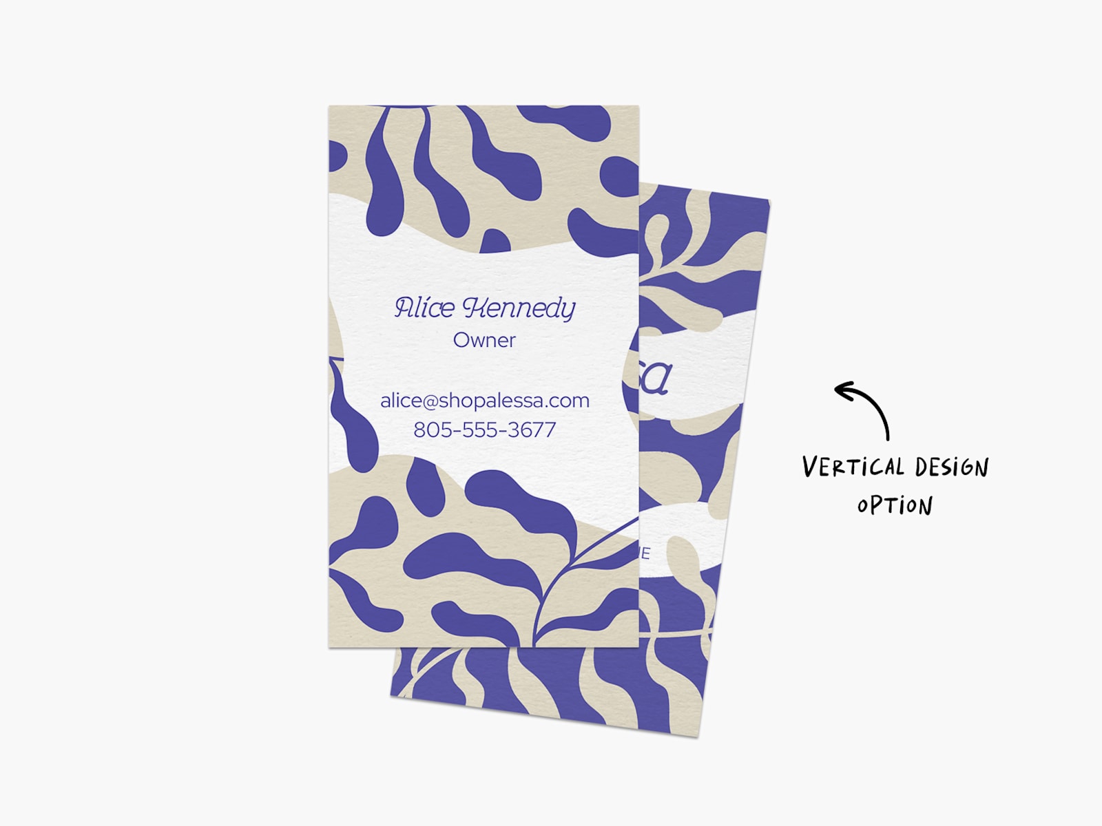 Custom standard business cards, business card printing | VistaPrint