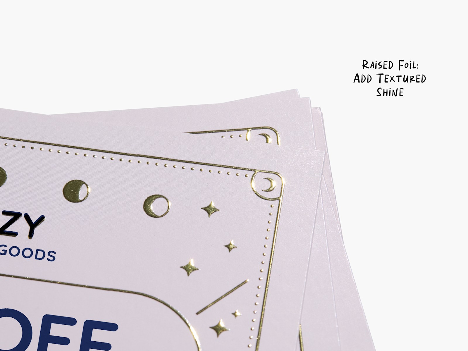 Raised Foil & Raised Gold Foil Business Cards | VistaPrint UK