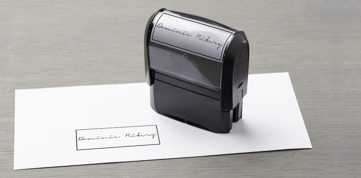 Custom Signature Stamps | Vistaprint