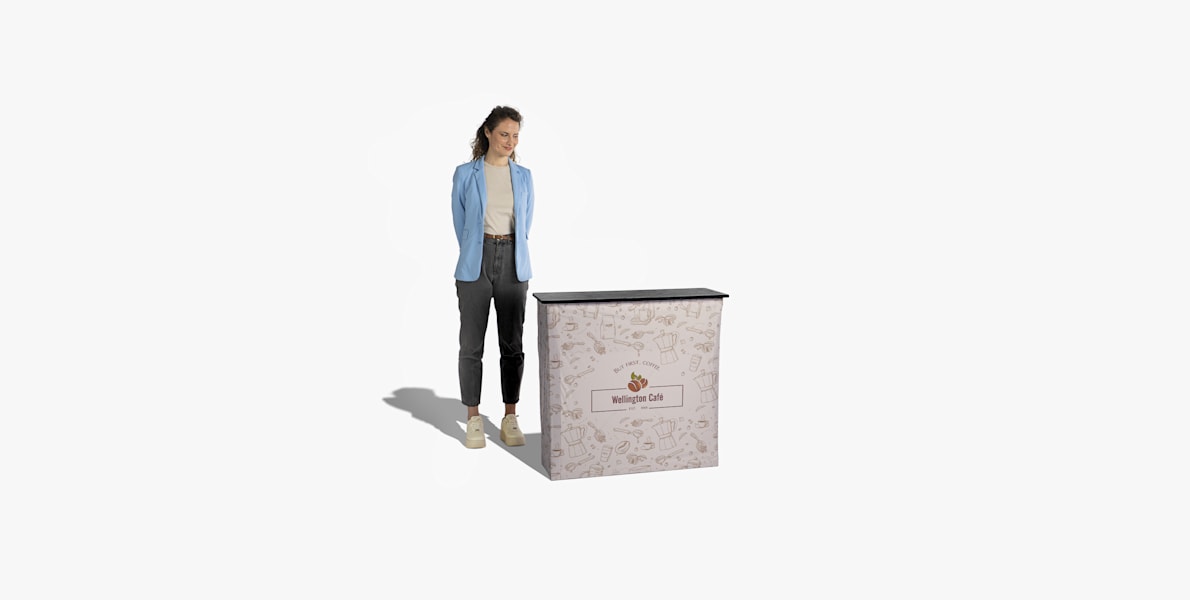 Portable Exhibition Counters, Pop-Up Counters for Trade Shows | VistaPrint