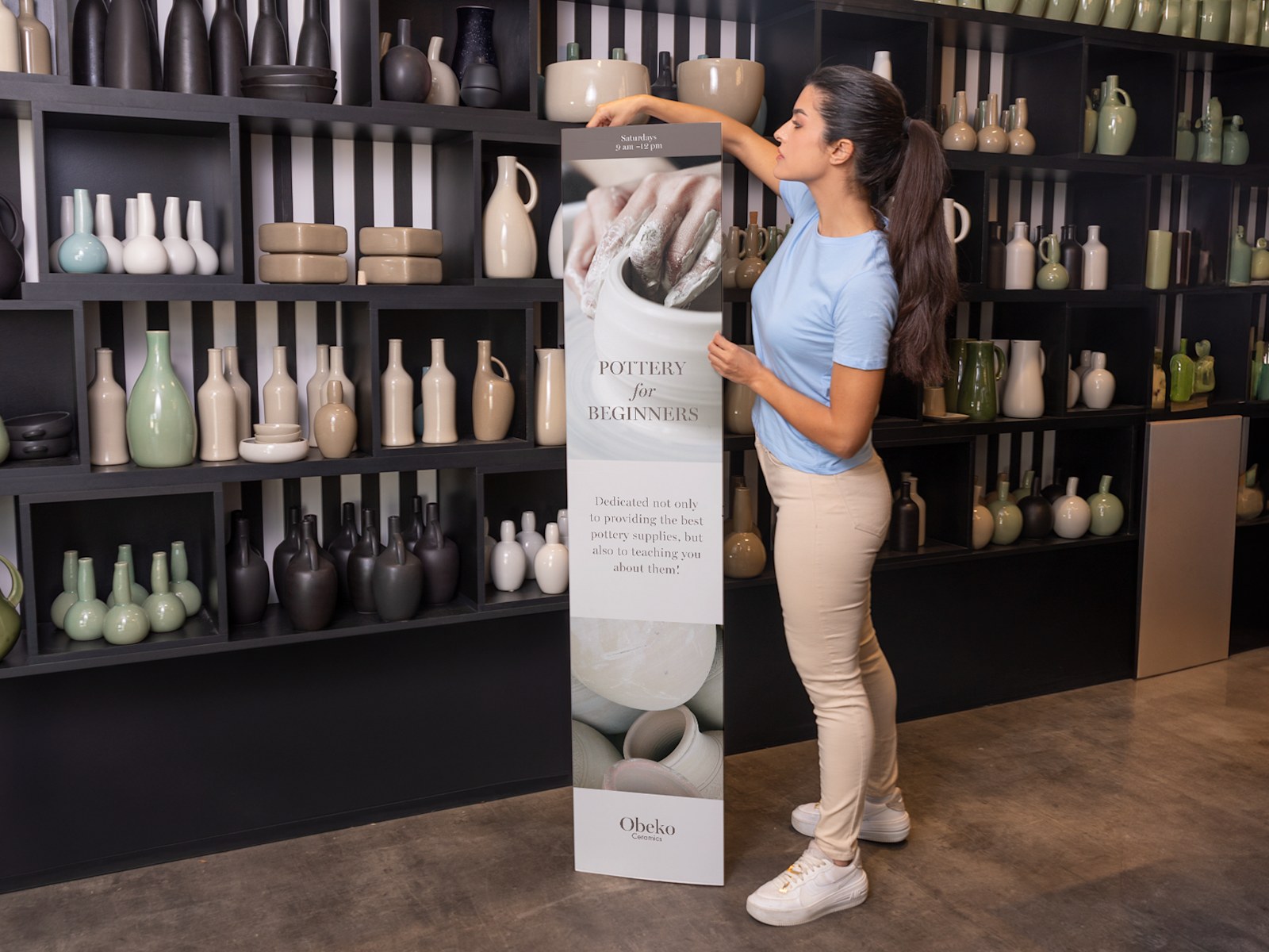 Tri Banner Stand, Triangle Banner Display Stand | VistaPrint