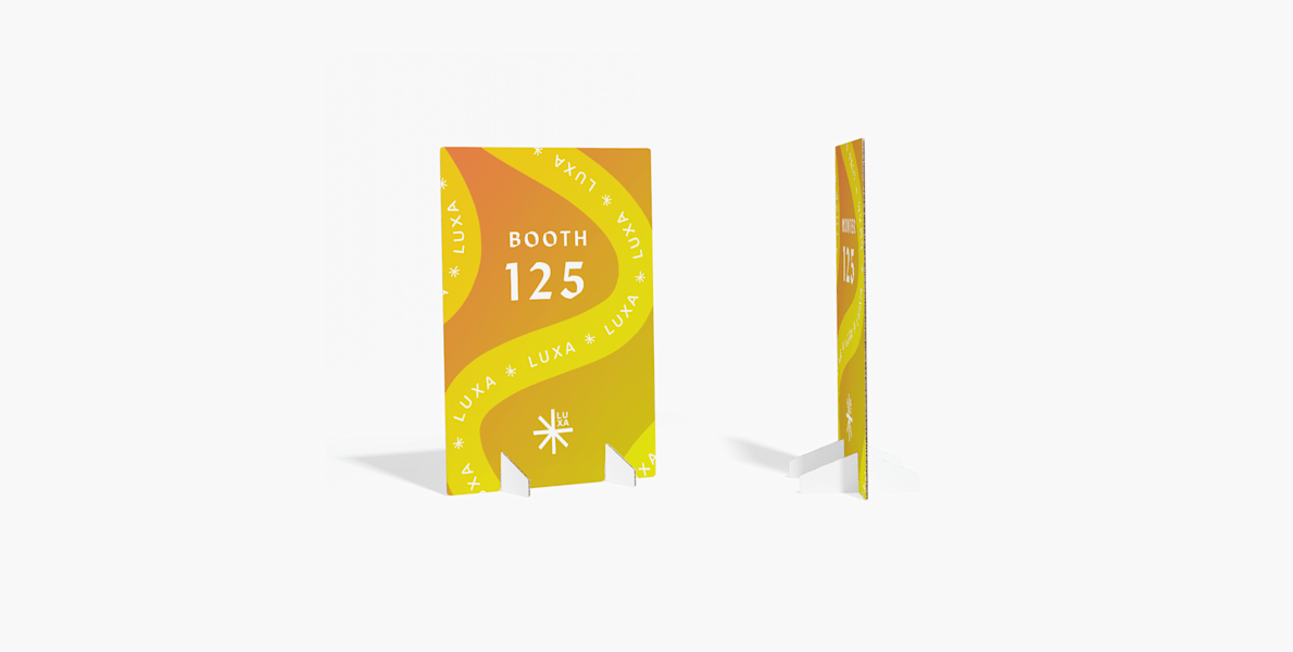 Free-standing Cardboard Displays with Feet | VistaPrint UK
