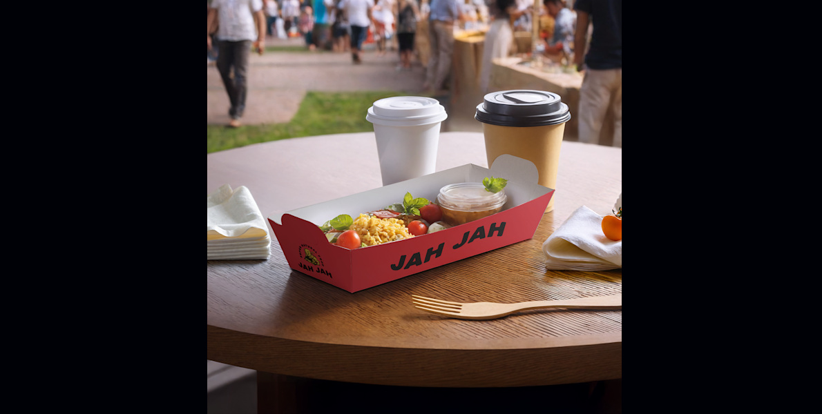 Custom Cardboard Food Trays, Takeaway Trays | VistaPrint