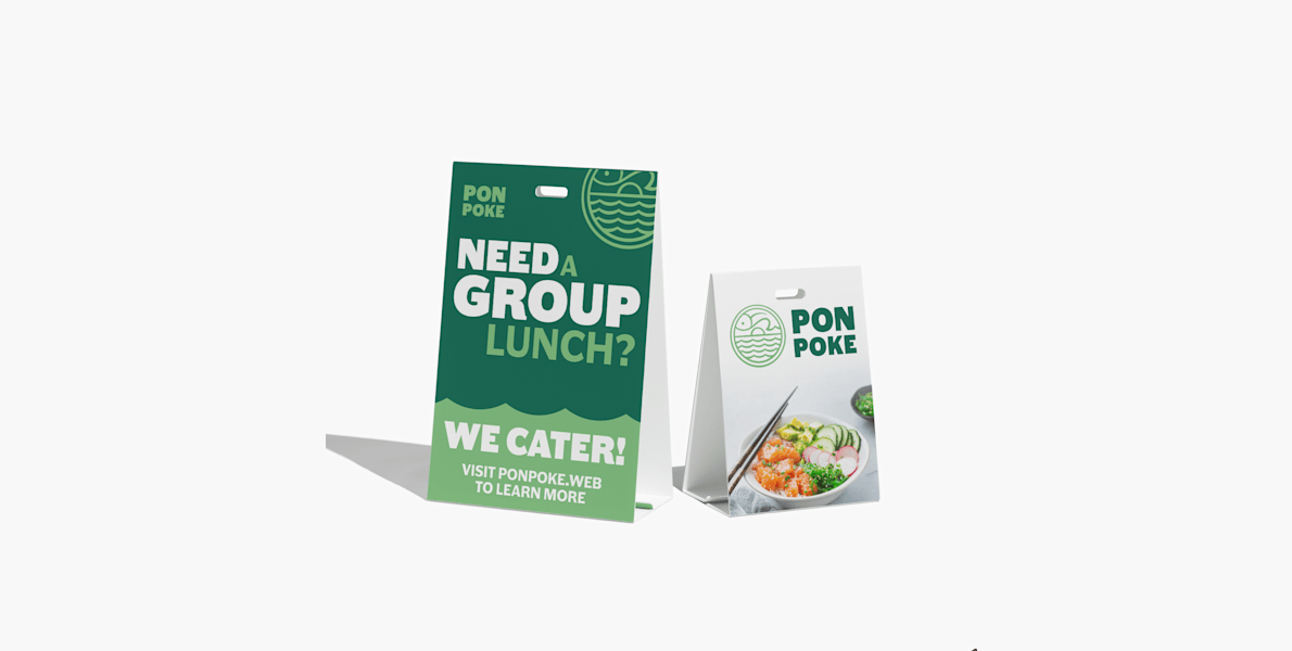 Corrugated A-Frame Signs | VistaPrint UK