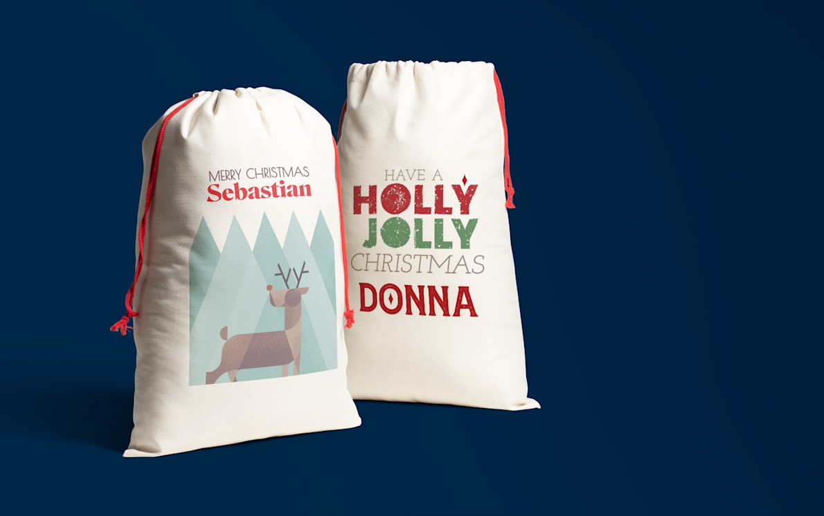 Personalised Santa Sacks, Christmas Santa sacks | VistaPrint NZ