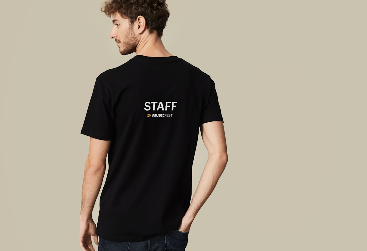 Custom AS Colour Men's Staple T-shirt | VistaPrint AU
