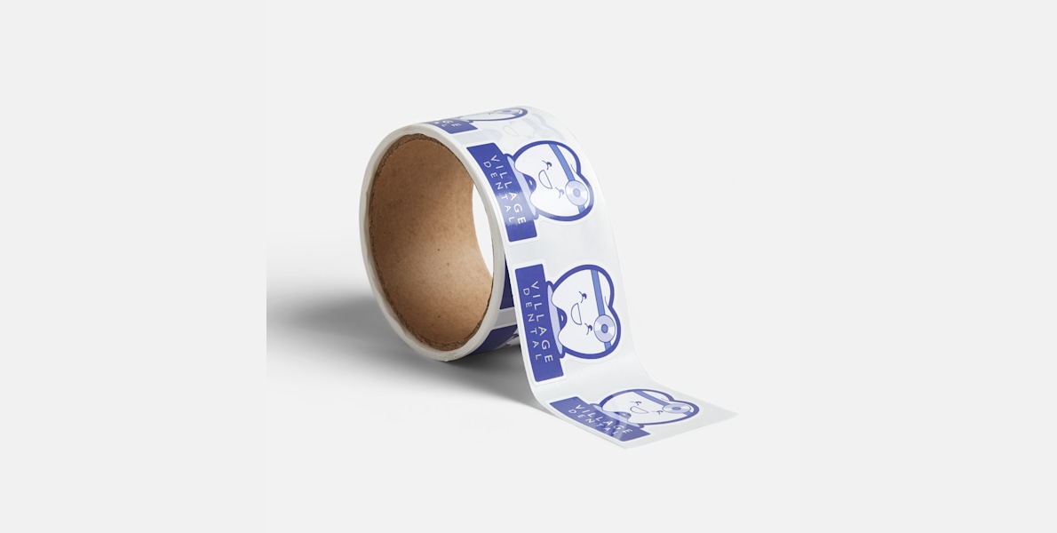 Custom Die Cut Roll Labels | VistaPrint