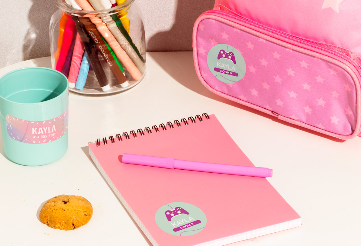 Personalized Kids Labels, Kids Name Labels | VistaPrint