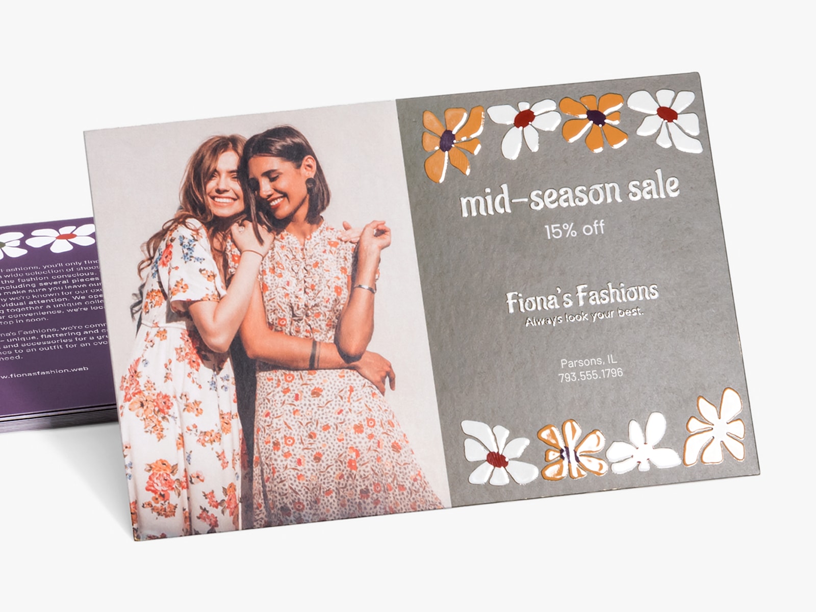 Embossed Gloss Postcards | VistaPrint