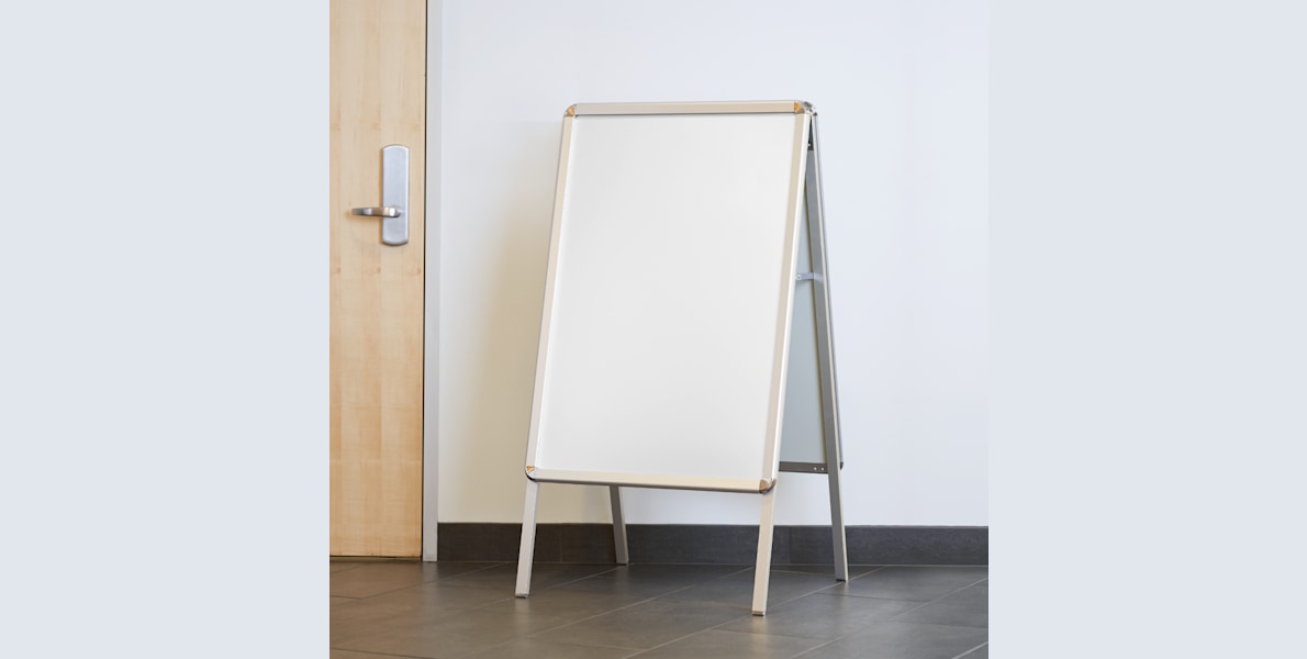 A-Frame Stand Sign Holder | VistaPrint
