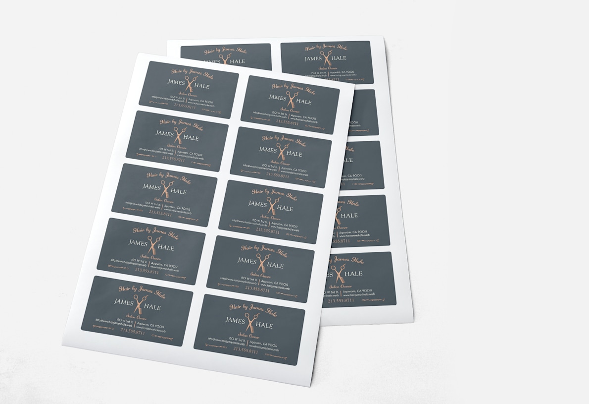 Business Card Stickers | VistaPrint
