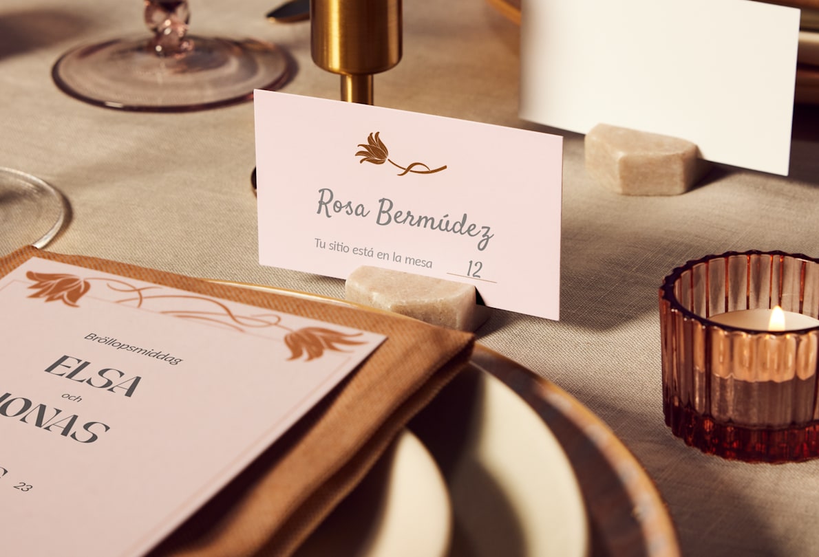 Tarjetas marcasitios para bodas, tarjetas marcasitios para mesas ...