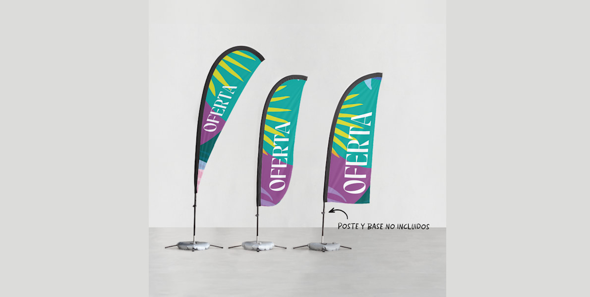 Banderas publicitarias personalizadas solo en tela, banderas ...