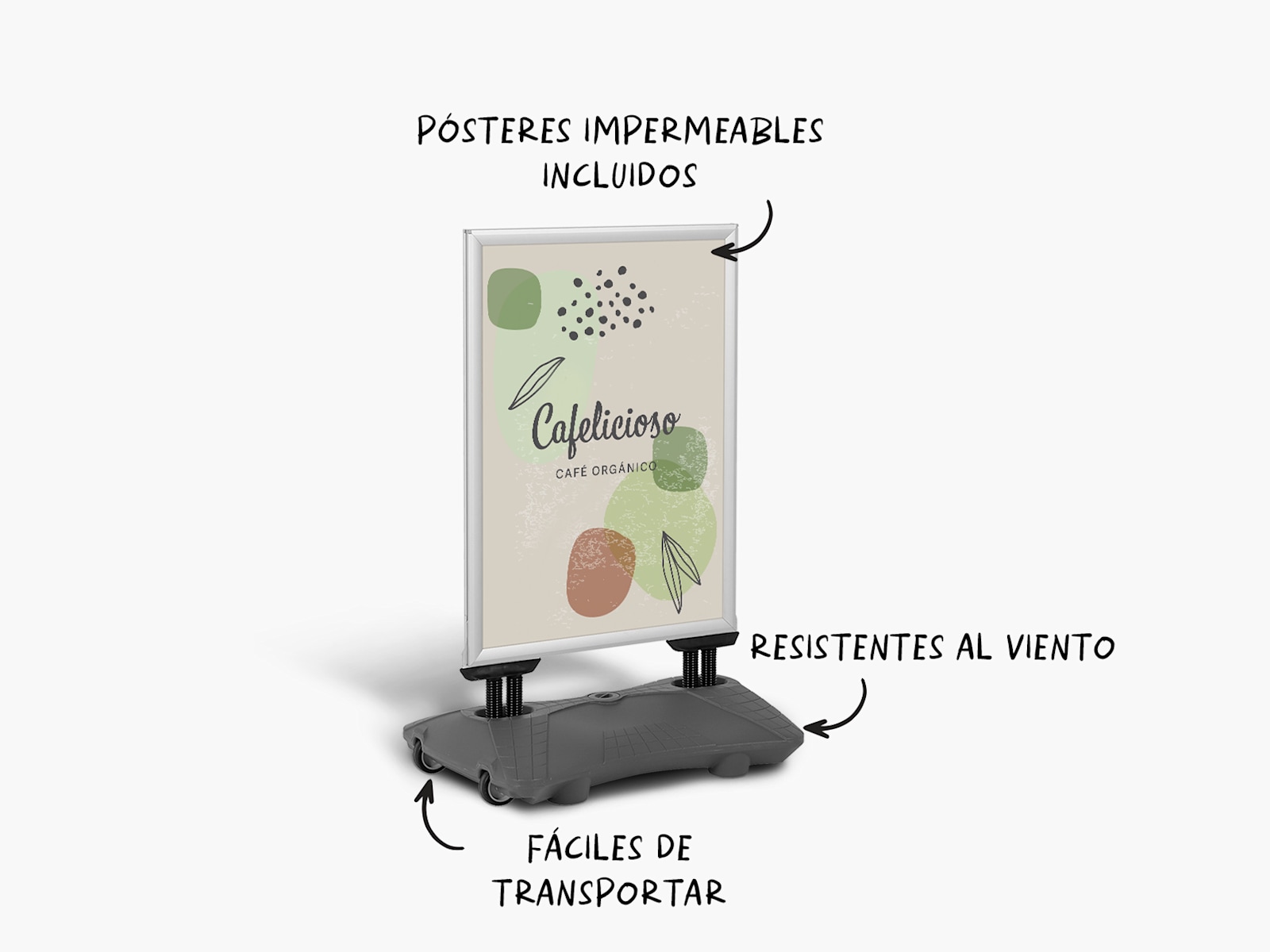 Tótems con base de agua | VistaPrint