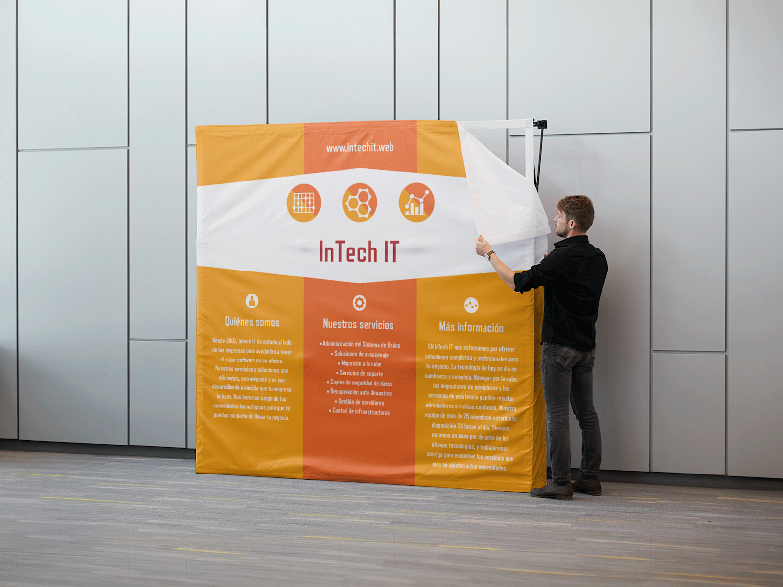 Pop up textil, Pop ups para ferias y eventos en interiores | Vistaprint