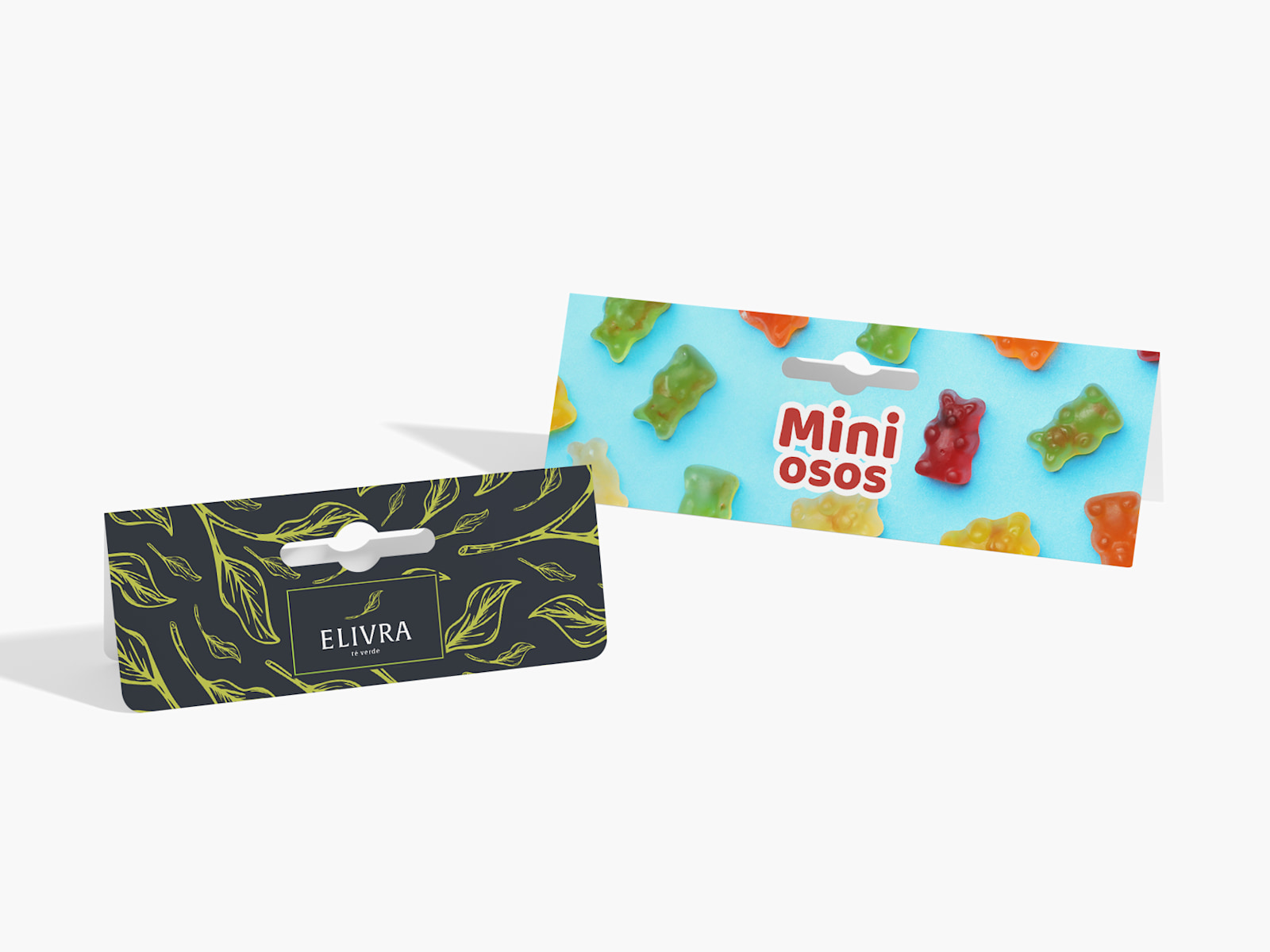 Pegatinas para cerrar bolsas, etiquetas de cartón para cerrar bolsas