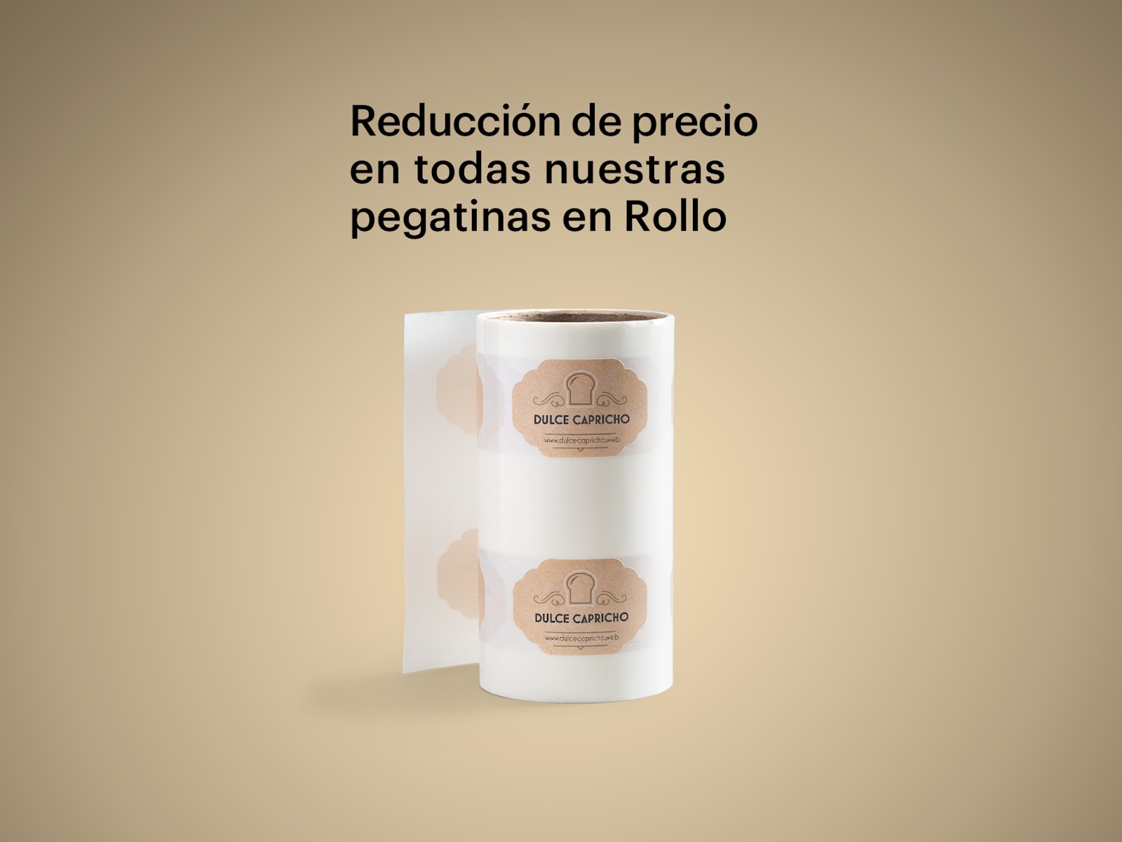 Rollo Pegatinas Personalizadas - Etiquetas Adhesivas en Rollo