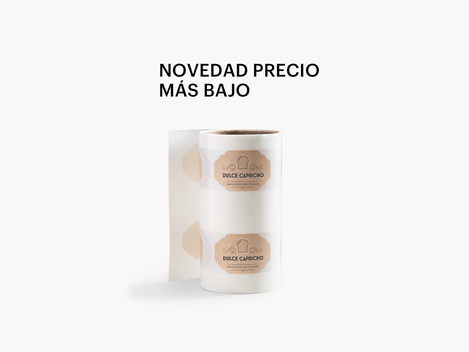 Rollo Pegatinas Personalizadas - Etiquetas Adhesivas en Rollo