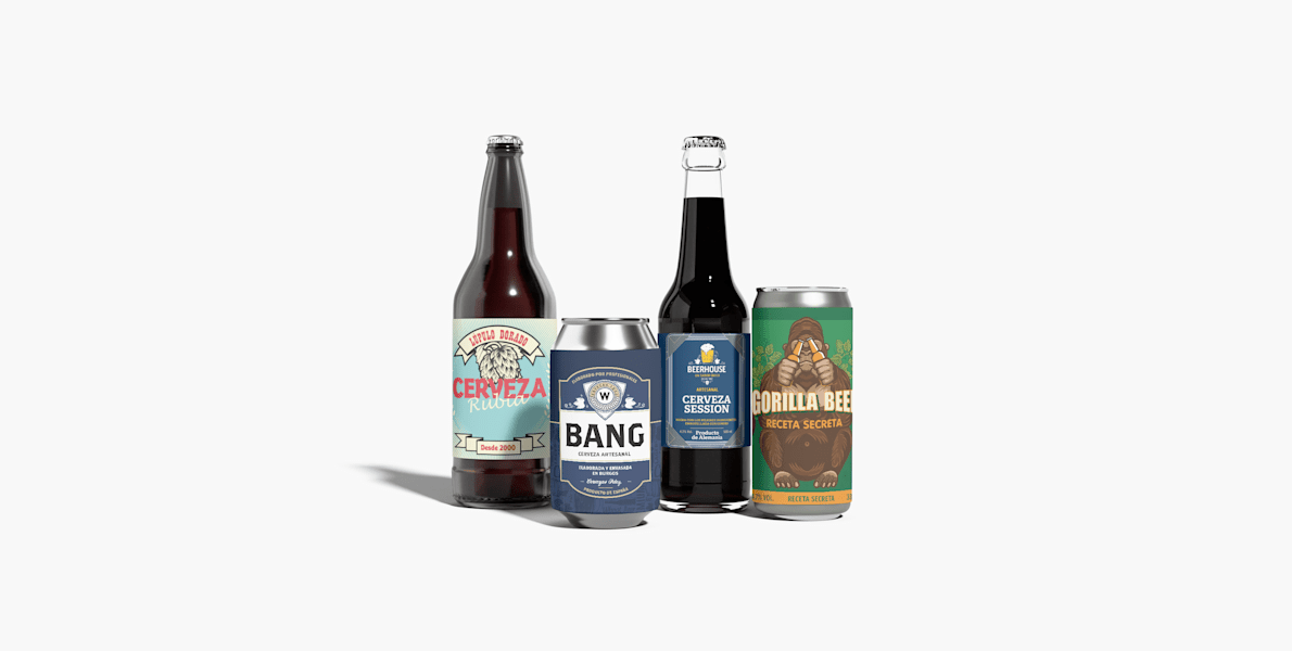 Etiquetas para cervezas, diseño de etiquetas de cerveza | Vistaprint