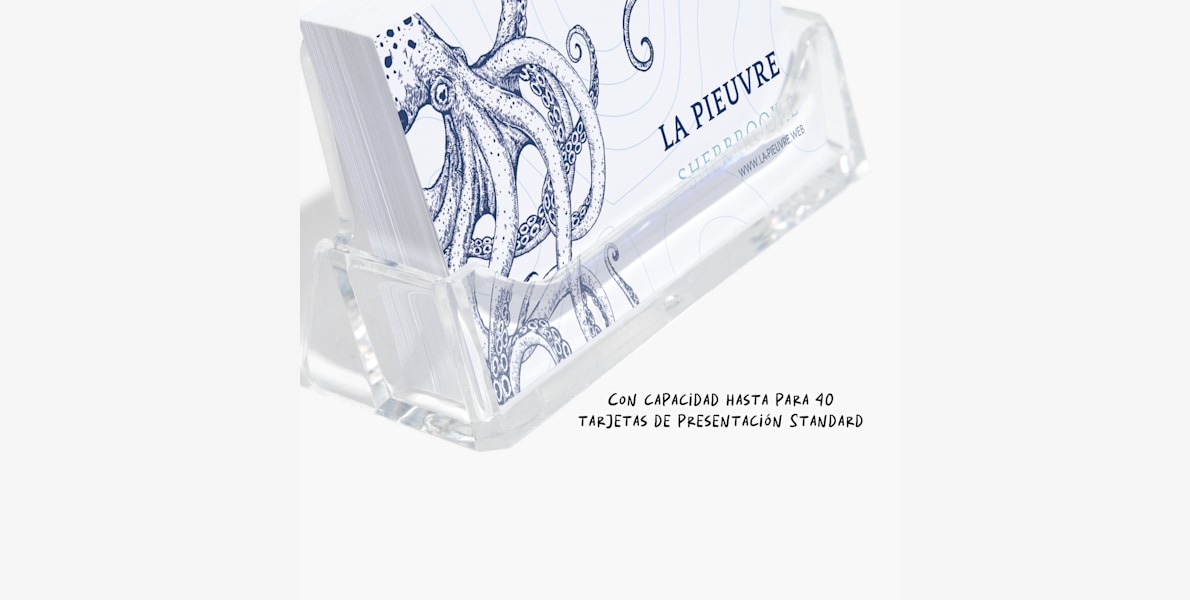 Tarjeteros acrílicos | VistaPrint