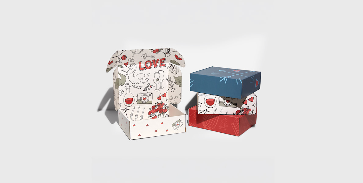 Impression de coffrets cadeaux personnalisés