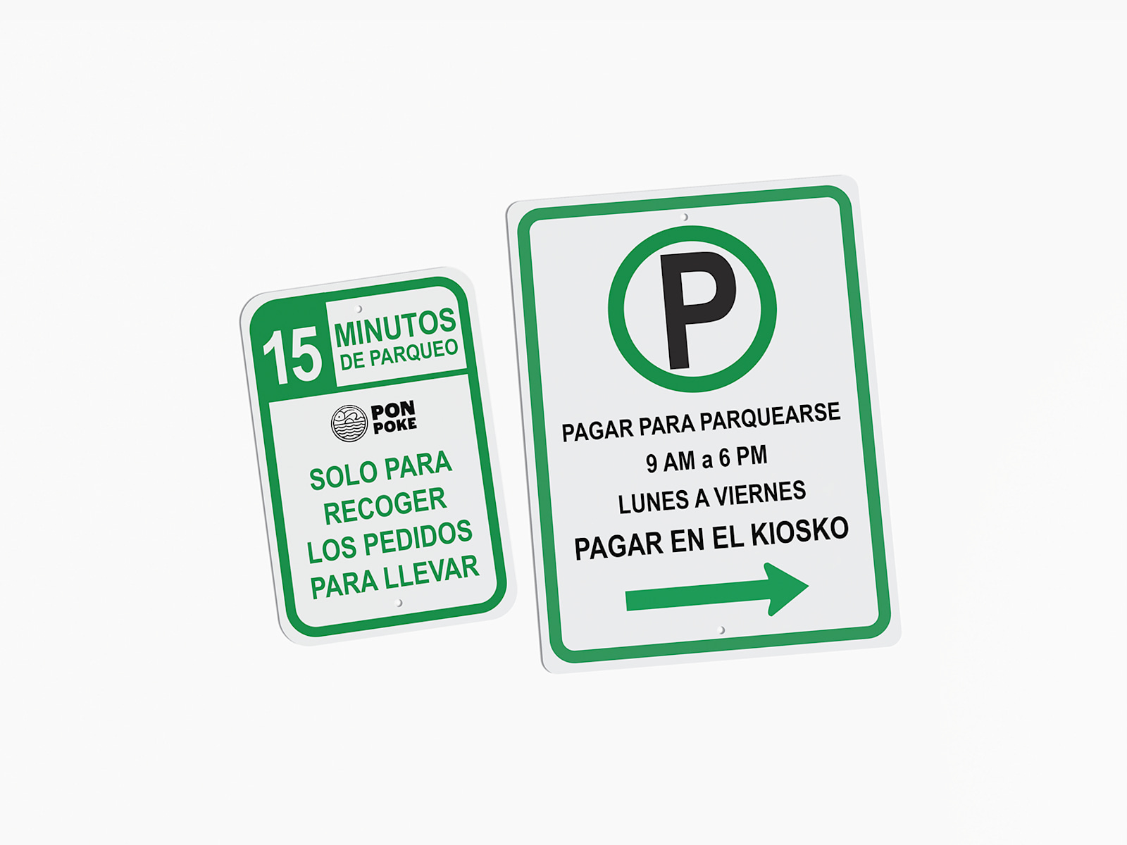 Letreros personalizados para estacionamientos: Diseño e impresión ...