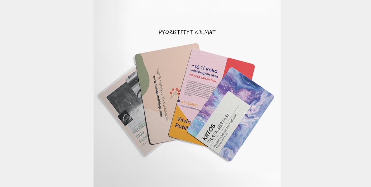 Premium-postikortit painatuksella | VistaPrint