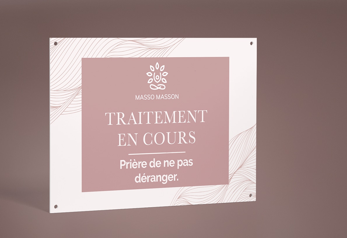 Impression de panneaux et pancartes personnalisés en plastique PVC ...