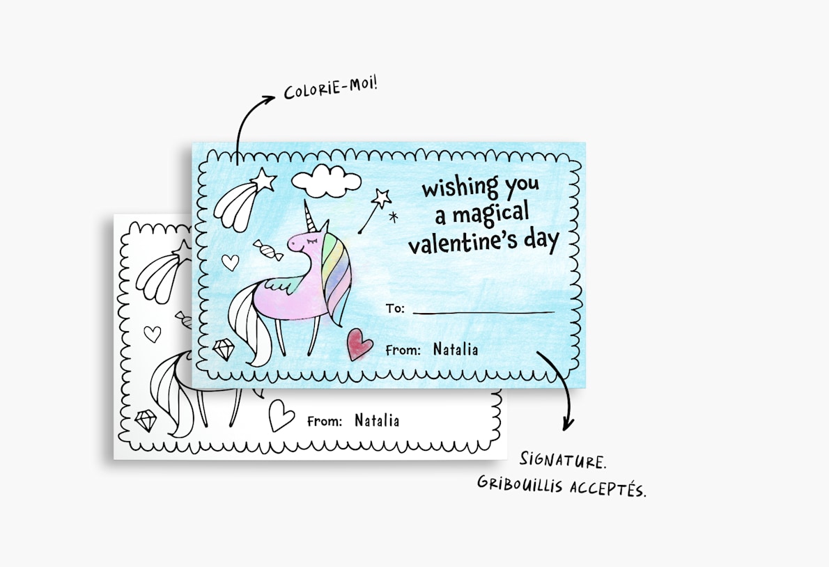 Cartes de Saint-Valentin pour l’école | VistaPrint