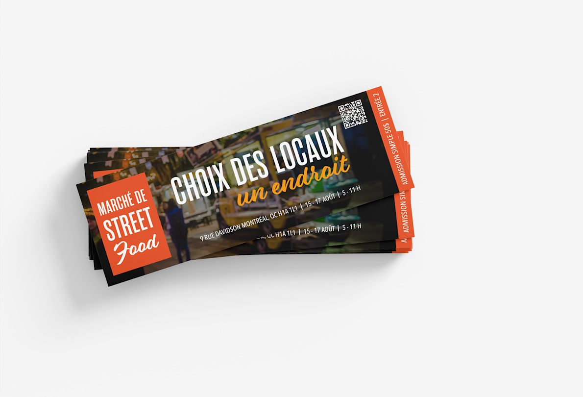 Impression de billets personnalisés | VistaPrint