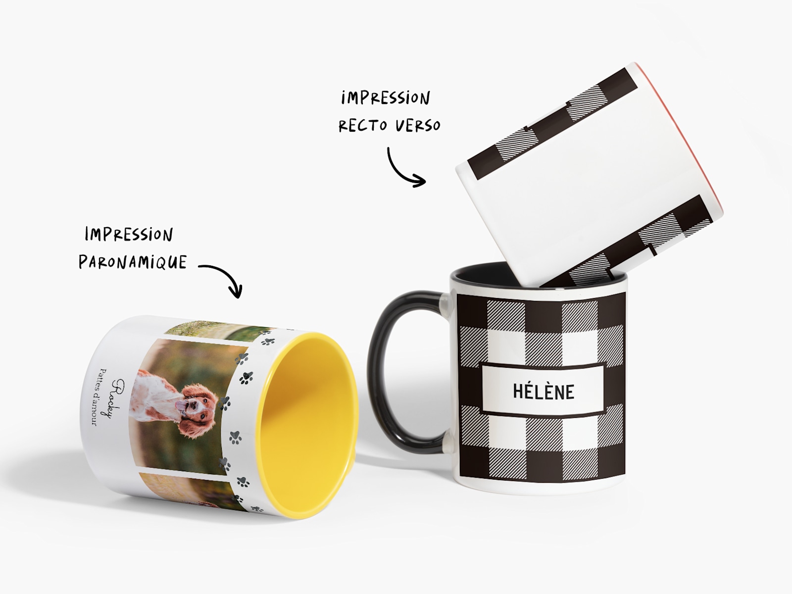 Tasses personnalisées : créez et personnalisez des tasses photo