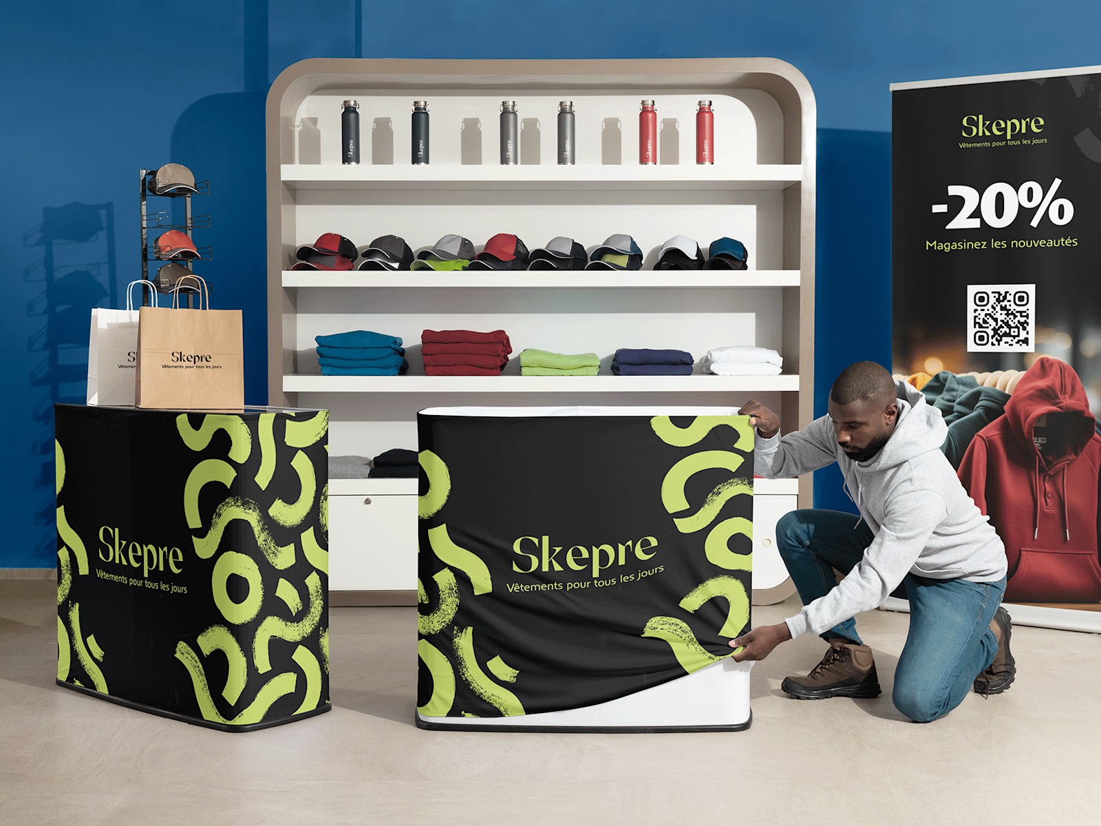Ensembles de kiosques portatifs personnalisés | VistaPrint