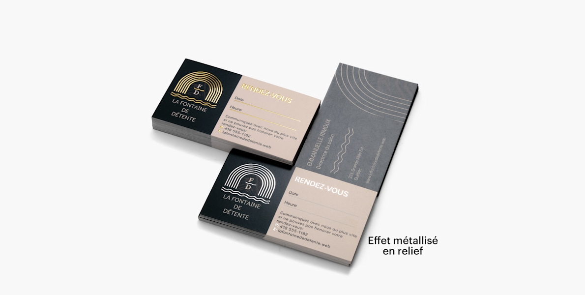 Cartes de rendez-vous : Graphisme et impression | VistaPrint