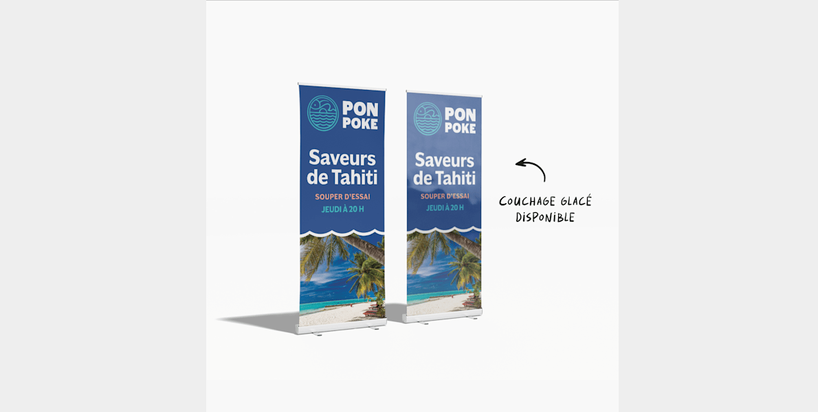 Banderoles rétractables personnalisées et supports | Vistaprint CA