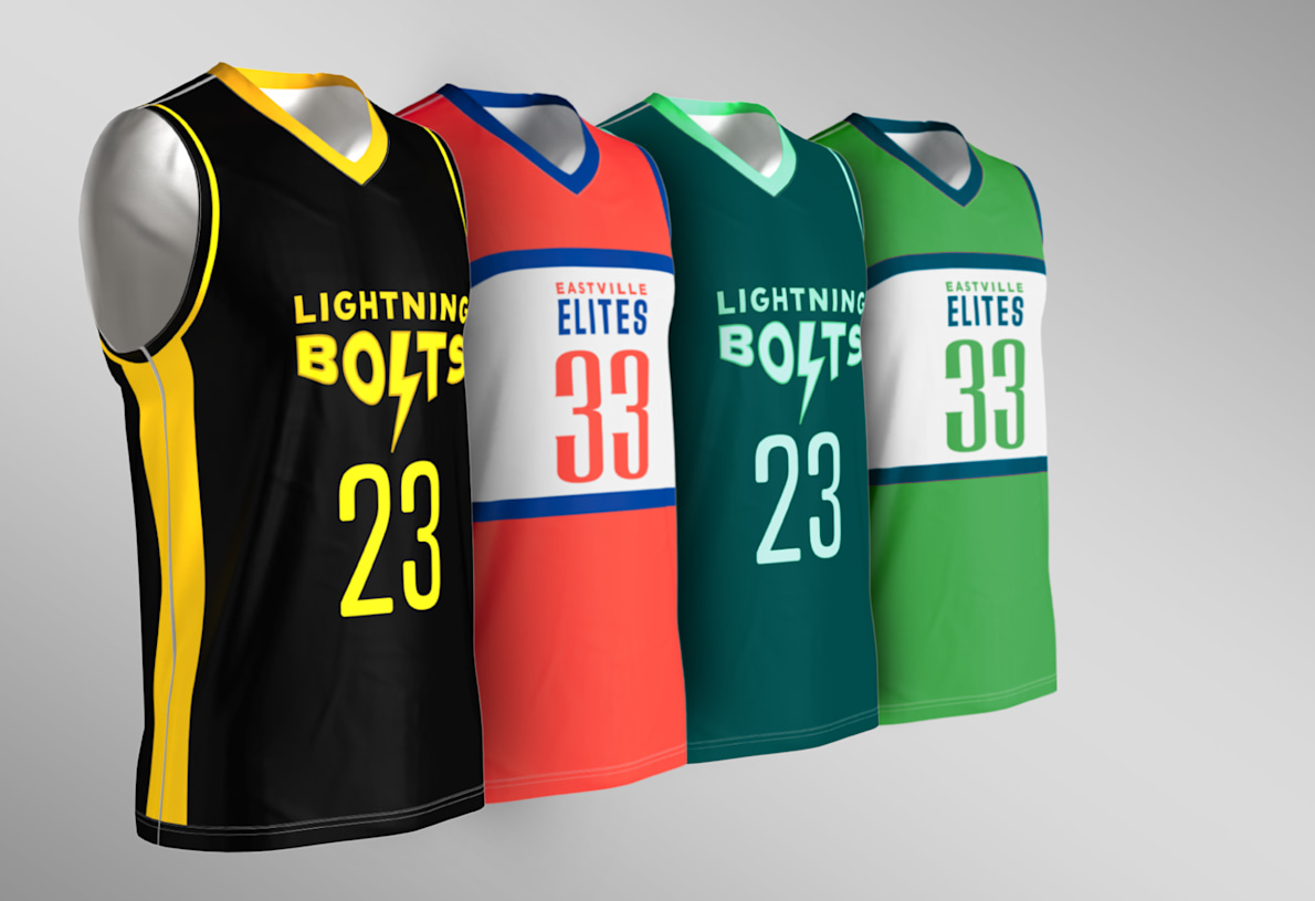 Maillots de basket personnalisés : créer un maillot de basket | VistaPrint