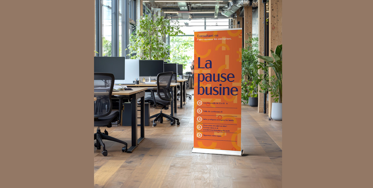 Impression roll-up, Roll-up publicitaire | VistaPrint