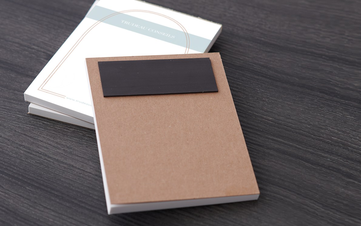 Bloc-note personnalisé entreprise | VistaPrint