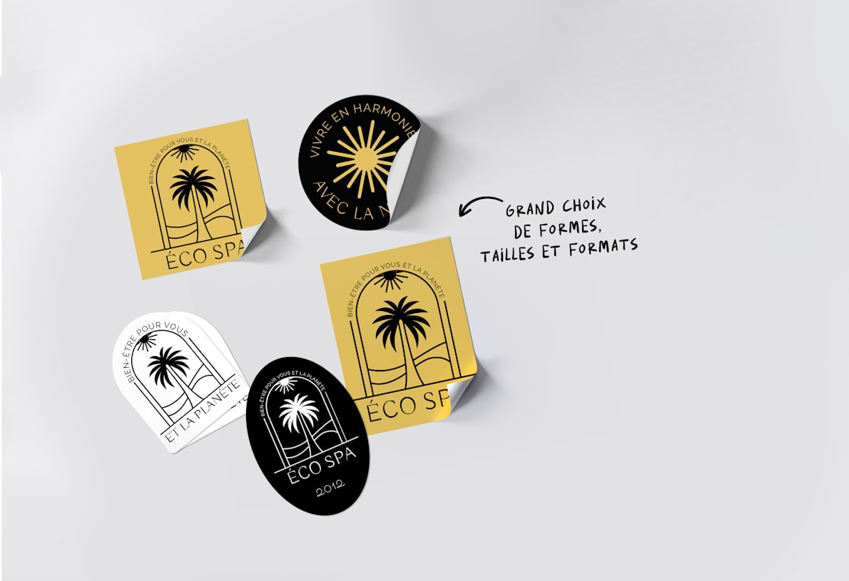 Impression d’autocollants individuels, stickers individuels ...