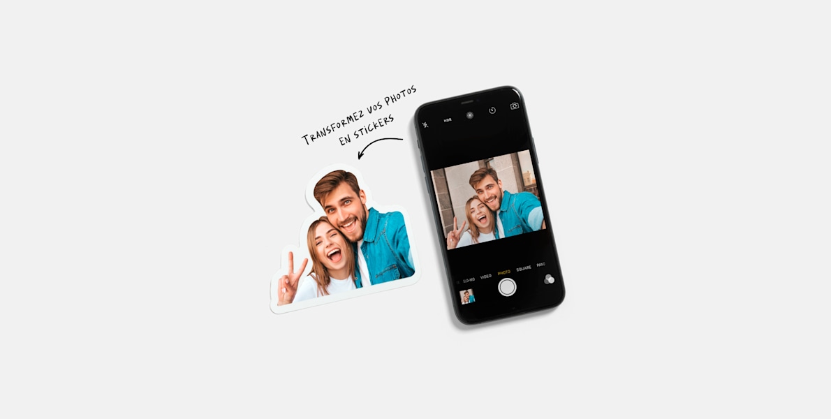 Stickers portraits personnalisés - Vos photos en stickers | VistaPrint