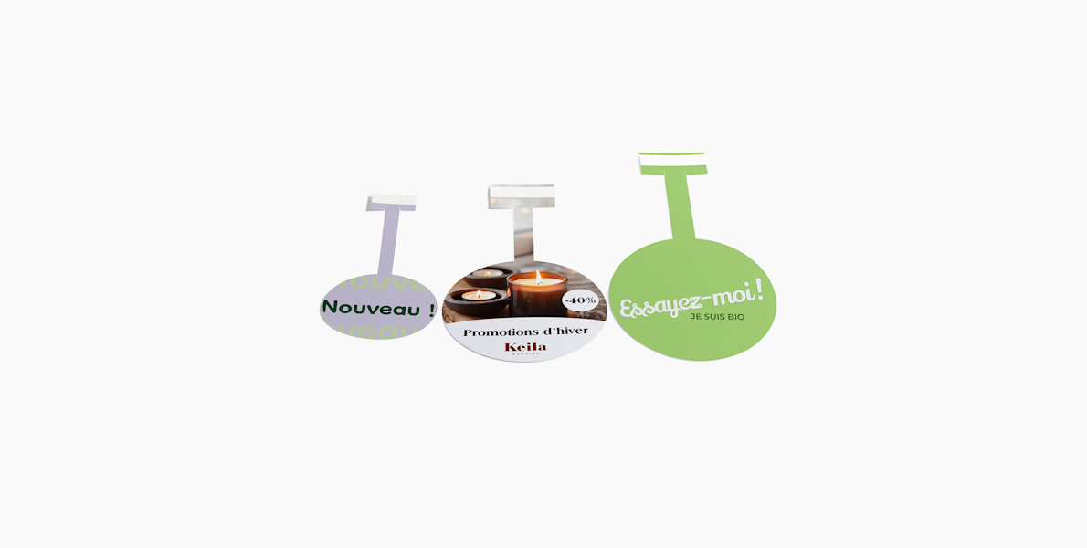 Shelf Wobblers Printing | VistaPrint US