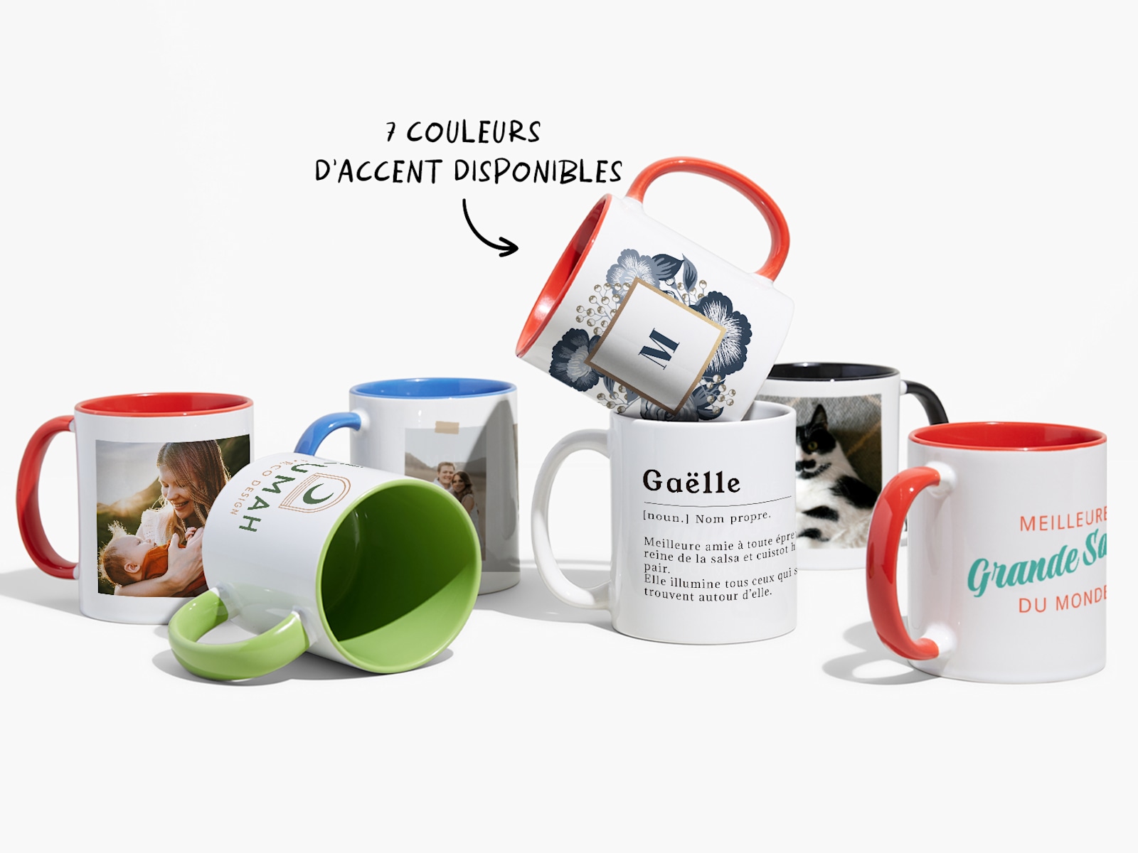 Mug personnalisé | Tasse personnalisée photo et texte