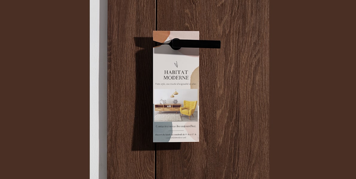 Accroche-portes personnalisés, pancartes imprimées pour porte | VistaPrint