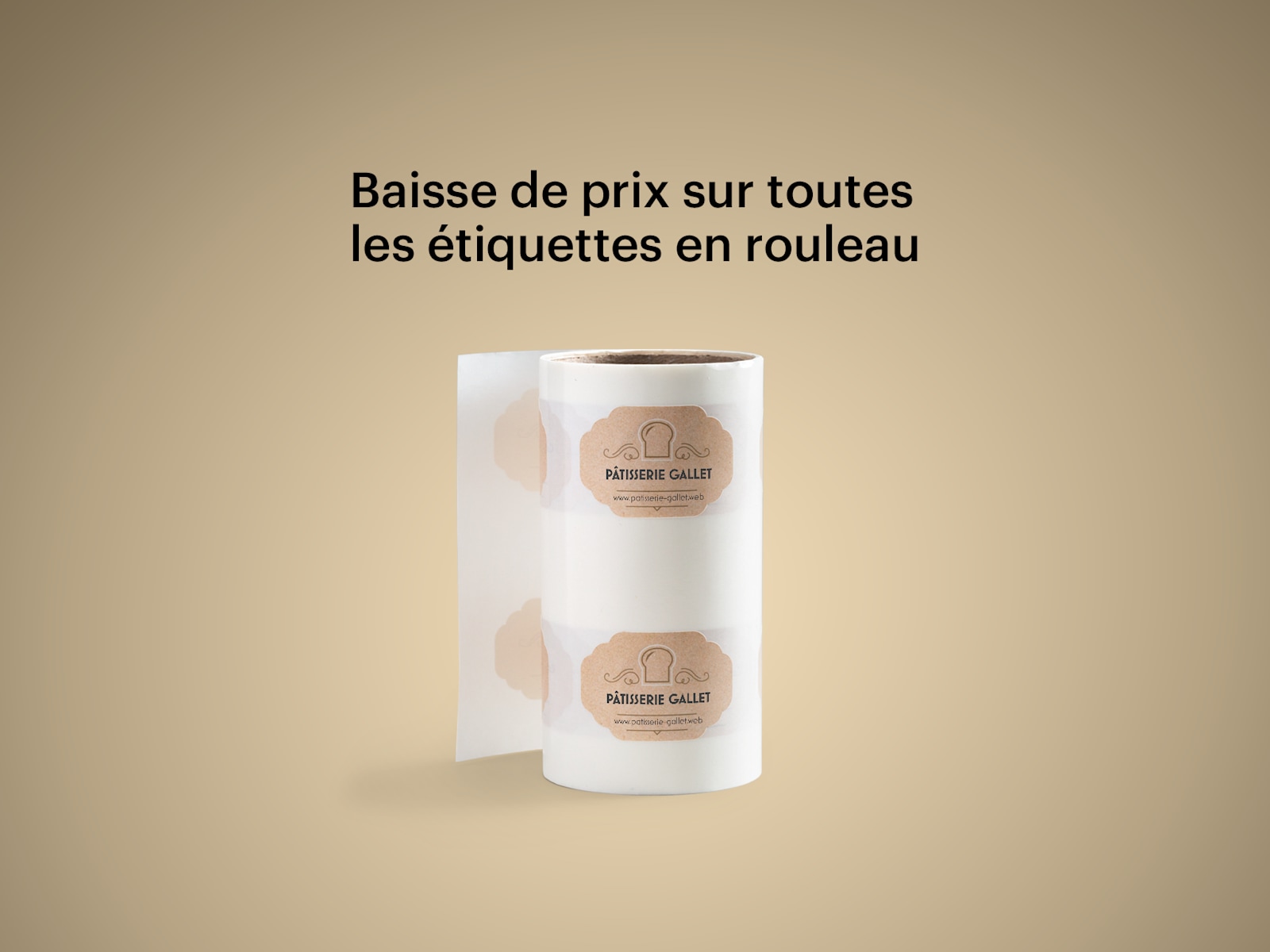 Étiquettes en rouleau, rouleau de stickers personnalisés | VistaPrint