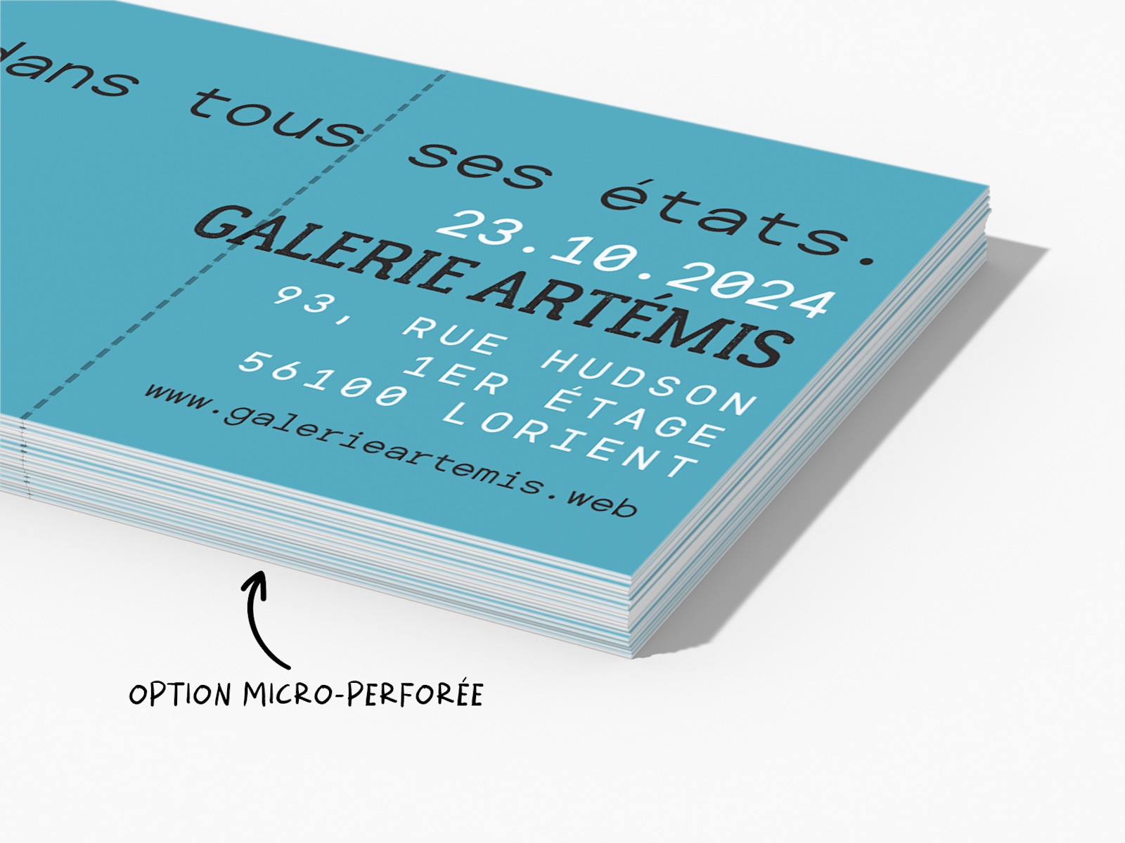 Impression de tickets personnalisés | VistaPrint