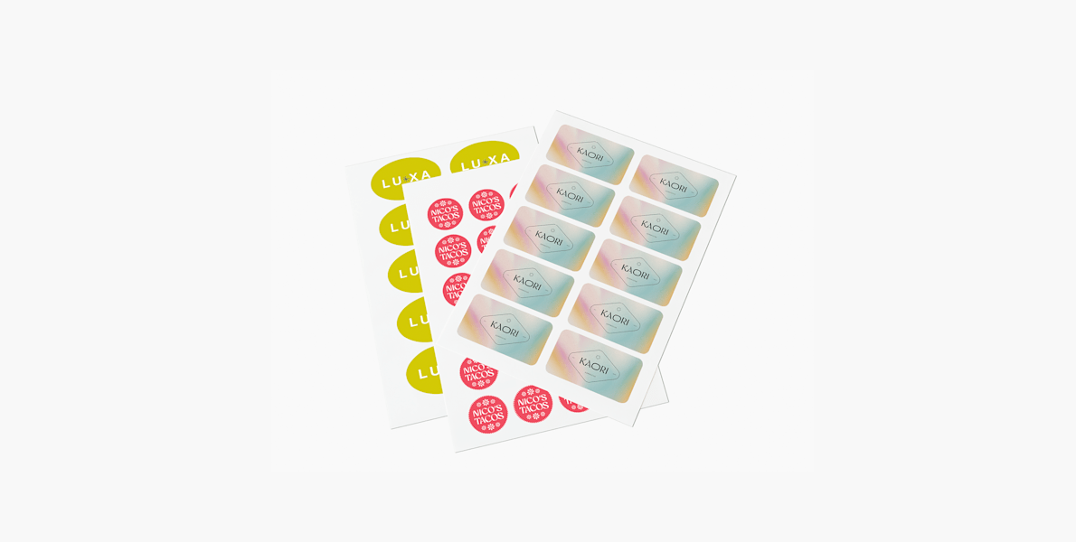 Impression de feuilles de stickers imperméables personnalisées