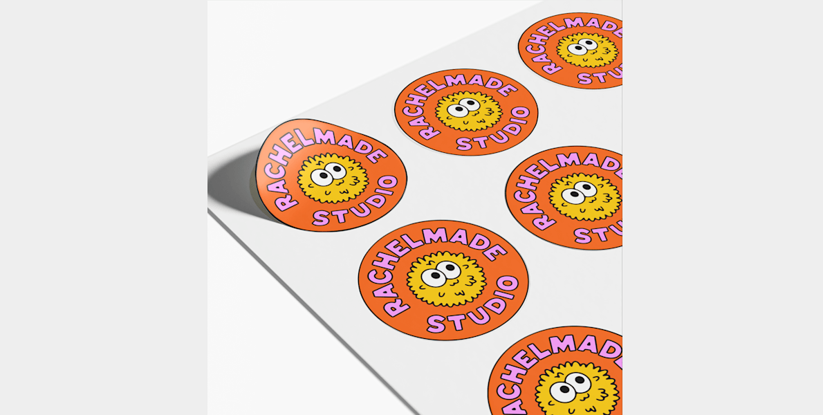 Impression de feuilles de stickers ronds personnalisées