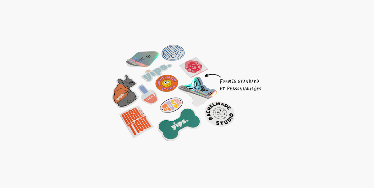 Impression d’autocollants individuels, stickers individuels ...