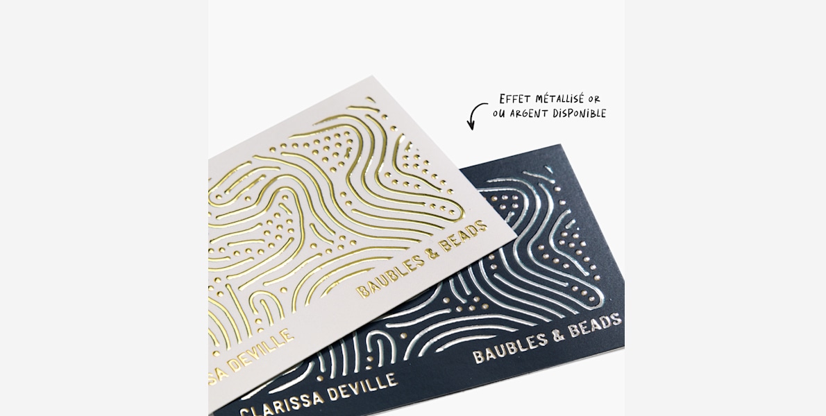 Cartes de visite standards personnalisées, impression de cartes de ...